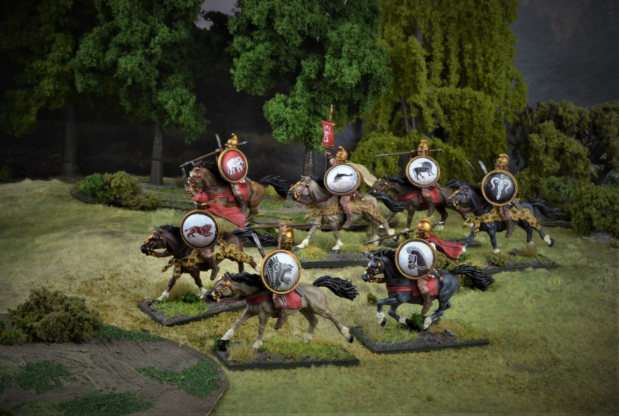 Men of Bronze Carthaginians in 25mm or 28mm - suggested ranges?
